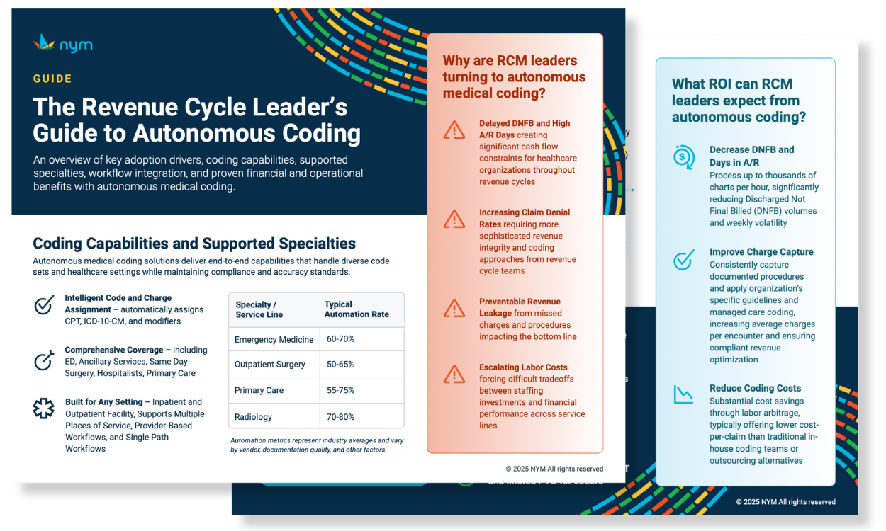 The Revenue Cycle Leader's Guide to Autonomous Medical Coding